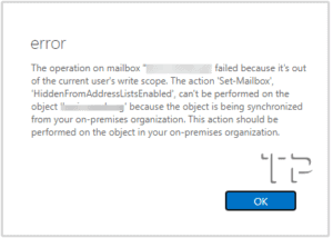 Microsoft 365: Hide Users From GAL When Using Entra Connect