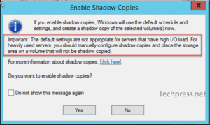 Troubleshoot Volume Shadow Copies (VSS) On Windows