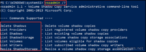 Troubleshoot Volume Shadow Copies (VSS) On Windows