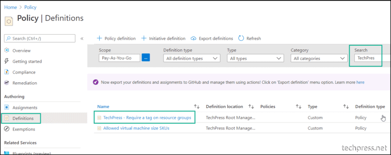 Enforce Resource Tags With Azure Policy