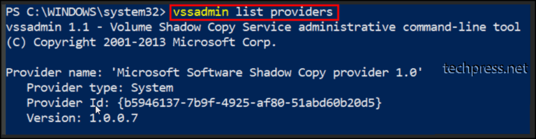 Troubleshoot Volume Shadow Copies (VSS) On Windows
