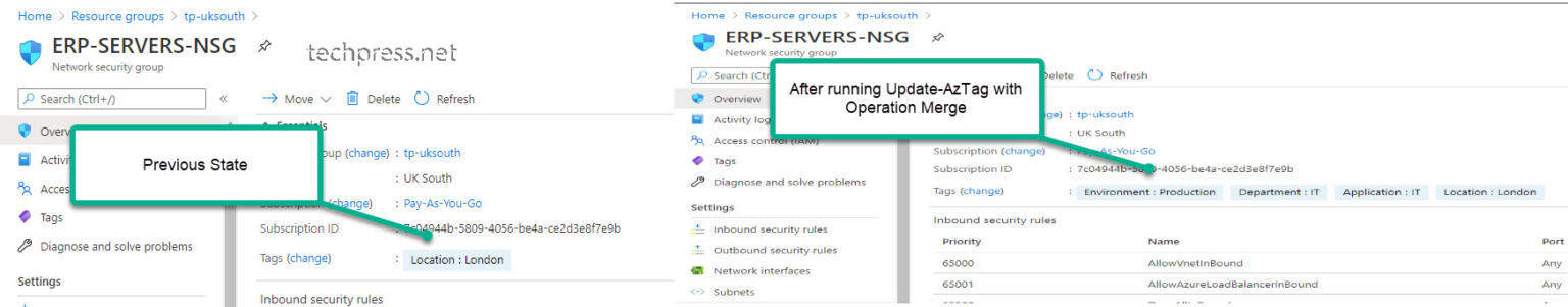 Add Tags To Azure Resources Using Powershell