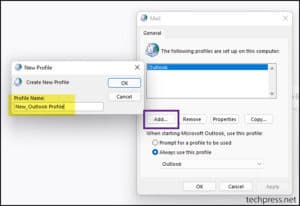 How To Reset Outlook Profile