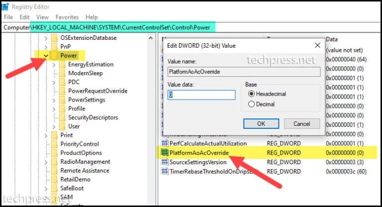 Enable/Disable Modern Standby In Windows 10/11
