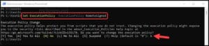 PowerShell: Running Scripts Is Disabled On This System