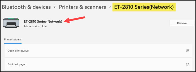 Setup/Connect Epson EcoTank ET-2810 To Windows