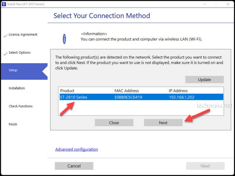 Setup/Connect Epson EcoTank ET-2810 To Windows